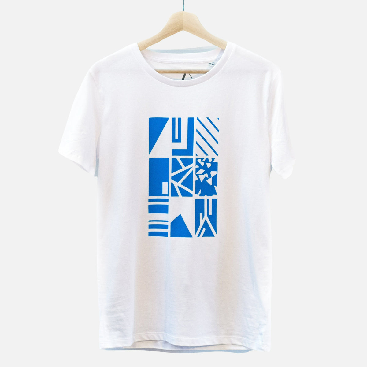 Loackme Geometric Grid T-shirt | Men's Organic Regular Fit Geometric ...